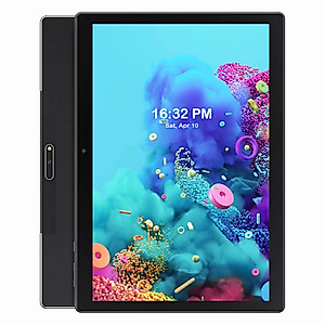 Hoozo Android Tablet 10 Inch, Android 10 Tablets, ZPad R05 32GB ROM 128GB Expand, 6000mah Battery, WiFi Bluetooth, IPS FHD Touch Screen Tableta, Dual Camera, Google GMS Certified – Black