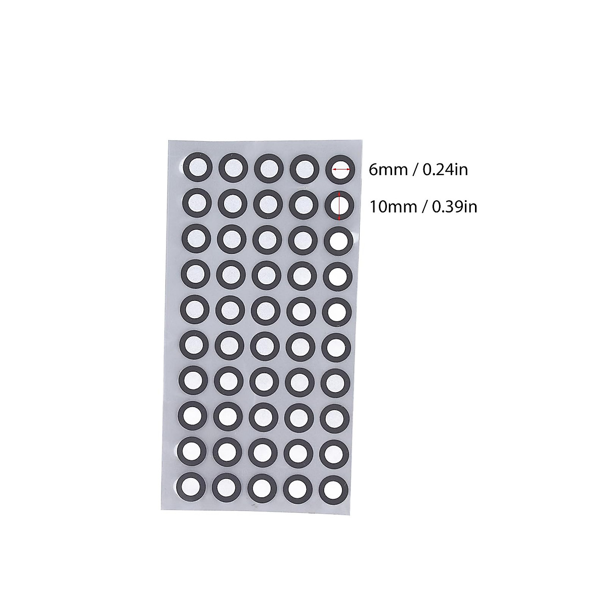150Pcs 3D Scanning Diffuse Reflection Markers, 6.0mm Positioning Targets with Black 3D for 3D Scanner, 3D Tracking Dot, Renewed Alignment for Testing