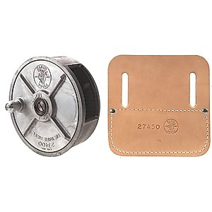Klein Tools 24700 Tie Wire Reel, Lightweight Aluminum 27450 Tie Wire Reel Pad