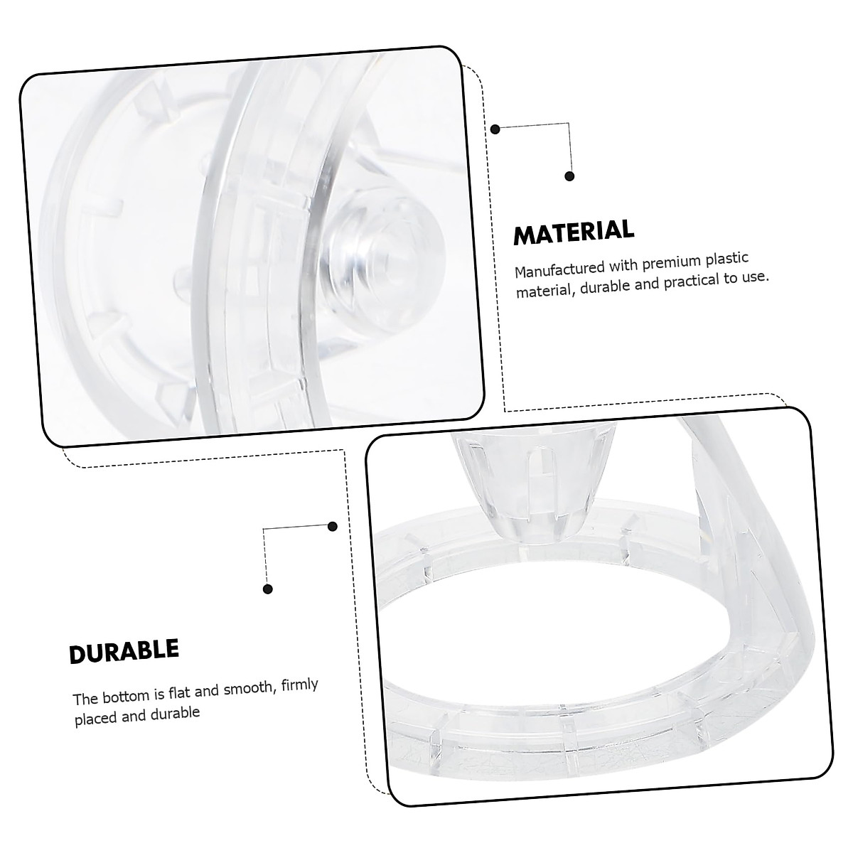 BUGUUYO 2pcs Pen Base Pen Storage Rack Printing Pen Rack Transparent Printing Pen Holder Printing Brush Holder 3d Printing Pen Plastic 3d Pen Holder Copying Board Three-dimensional