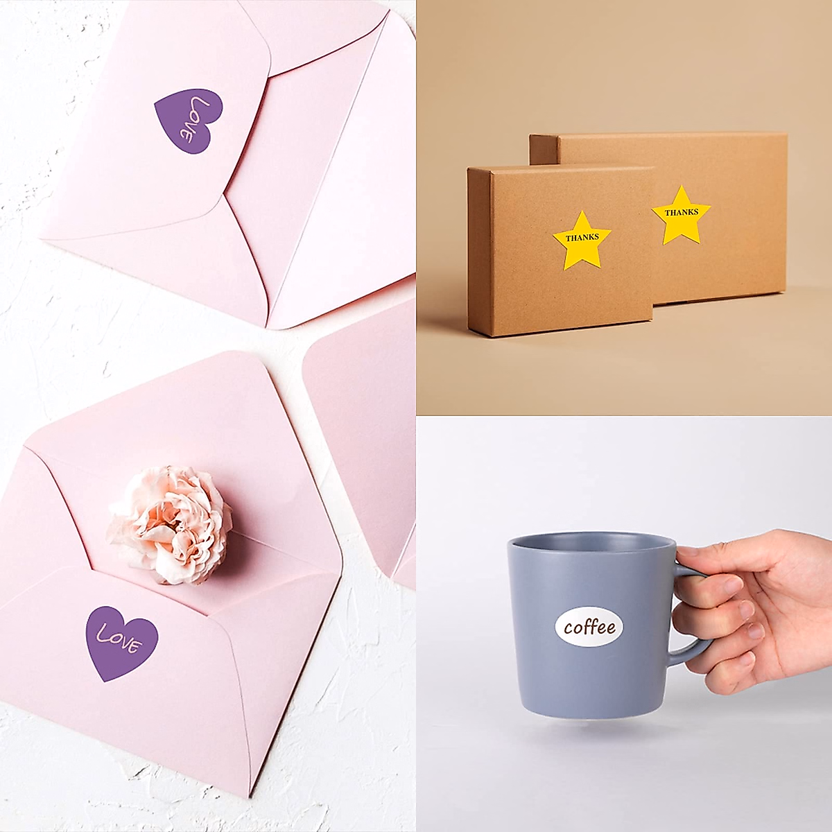 Personalized Labels - Customized Stickers with Any Design Image Logo Text,Custom Thank You Label Stickers, Business Logo,100 Labels (Circle,1.5"x1.5")