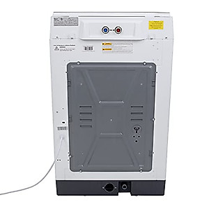 Avanti STW30D0W Portable Washing Machine 3.0 Cu. Ft. Capacity, Top Loading with Hot and Cold Water Inlets, 6 Cycles, Compact for Apartments Dorms and RVs, White