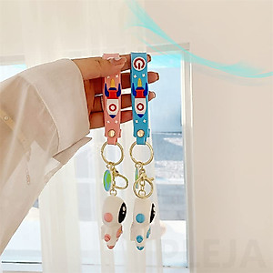 AIVYNA Cute Astronaut Airtag Loop Key Ring Silicone Case Compatible with Air Tag (Pink)