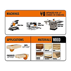 CMT 252.072.12 ITK XTreme Industrial Fine Cut-Off Saw Blade, 12-Inch x 80 Teeth ATB Grind with 1-Inch Bore