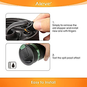 AIEVE Rubber Stopper for Contigo Snapseal Coffee Travel Mug, Rubber Stopper Replacement for Contigo Snapseal Lid(6 Pack)
