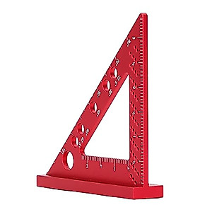 Miter Ruler, Carpenter Square Multipurpose Clear Scales Aluminum Alloy for Home