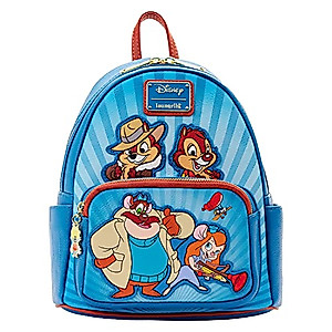 Loungefly Disney Chip and Dale Rescue Rangers Womens Double Strap Shoulder Bag Mini Backpack Purse…
