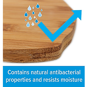 Camco 53111 Bamboo Cutting Board, Florida-shaped - Perfect for Kitchen Use or Wall Decoration - Moisture Resistant