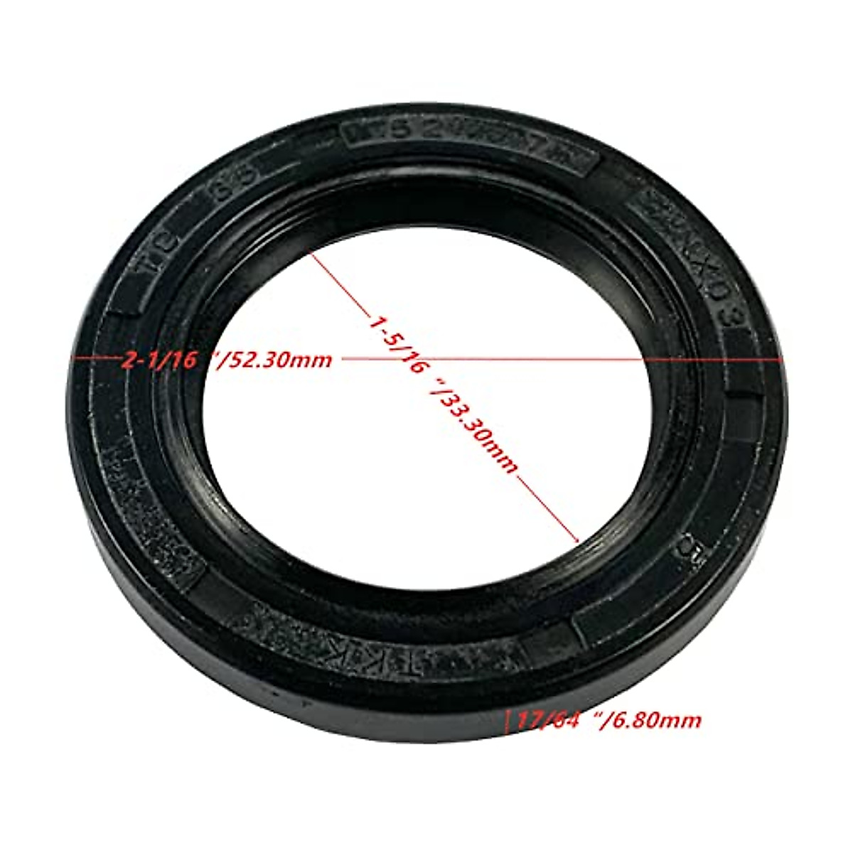 POWER PRODUCTS 2PCS Crank Case Crank Shaft Oil Seal for Honda GX340 11HP GX390 13HP 35X52X7 for Predator 13HP 420cc for Champion 389CC 420CC Gas Generator for Duromax 16HP 18HP Gas Engine