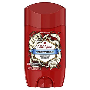 Old Spice Wild Collection Wolfthorn Scent Men's Invisible Solid Antiperspirant Deodorant 2.6 Ounce (Pack of 4)