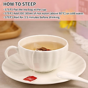 DOZO Longan Red Jujube Tea Bags 6.34oz/180g(25bag) Red Date Longan Goji Berry Fruit Tea Dried Longan Wolfberry Replenish Qi Women's Five Treasures Tea Combination Fruit Tea 桂圆枸杞红枣茶 水果茶