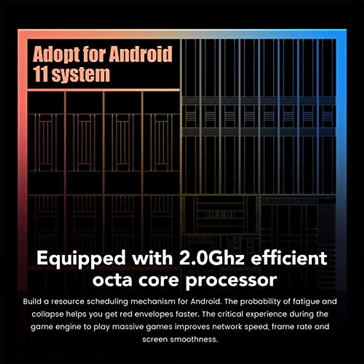 suick Portable Tablet, Octa Core 5G Processor 2.4G WiFi 100-240V 6G RAM 128G ROM Support Call 10.1 Inch Tablet for Home for Travel (US Plug)