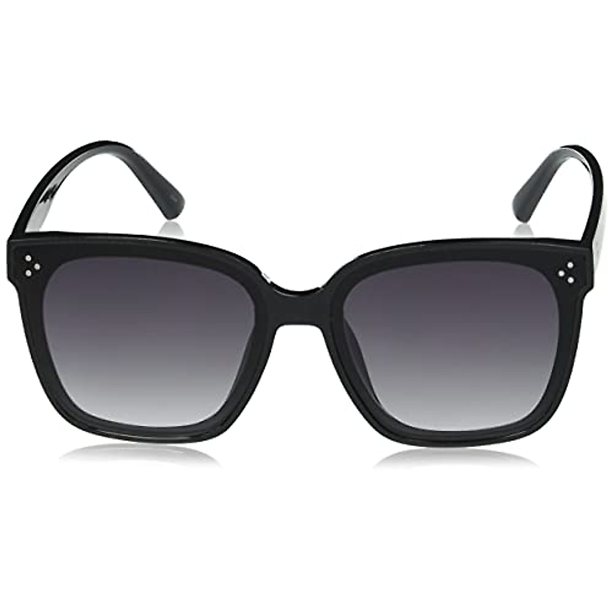 Vince Camuto womens Vc965 Chic UV Protective Studded Cat Eye Sunglasses Luxe Gifts for Women 61 mm, Black, mm US