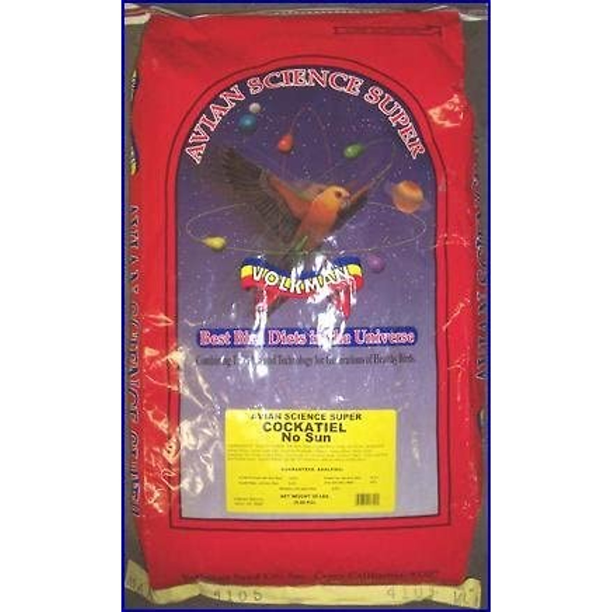 Volkman Avian Science Super Cockatiel (No Sunflower)