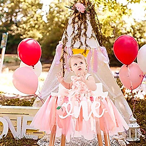 Peach Theme First Birthday Banner - First Birthday High Chair Banner, Sweet Peach Tutu, One Sweet Peach Birthday Decorations, Crush Cake Photo Props Background