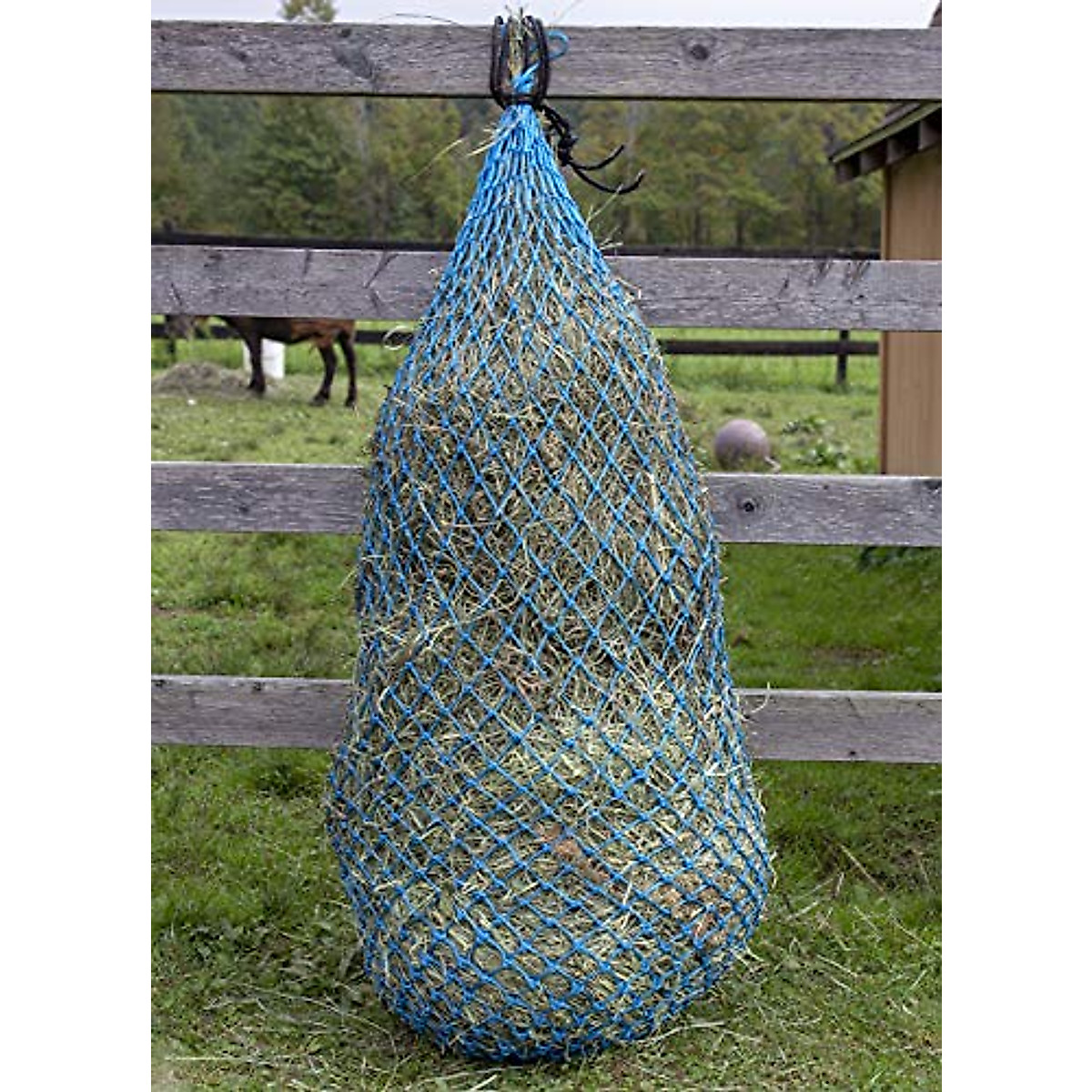 Derby Originals Eager Feeder 56" and 42" Large Slow Feed Hanging Horse Hay Nets with 1.5” Openings