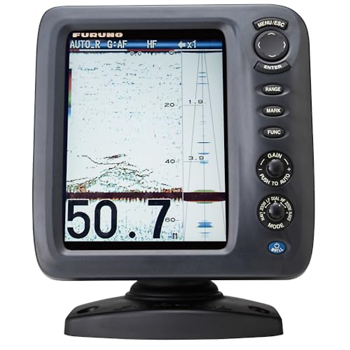 Furuno FCV588 Color LCD, 600/1000W, 50/200 KHz Operating Frequency Fish Finder without Transducer, 8.4"