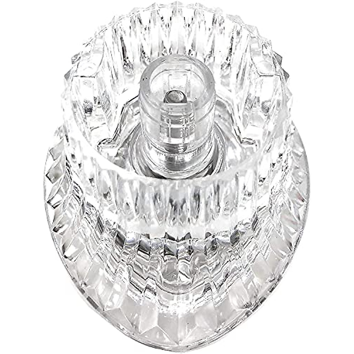 96797 Faucet Handle Kit Replacement Compatible Moen Chateau Tub and Shower Knob, Chrome and White Insert