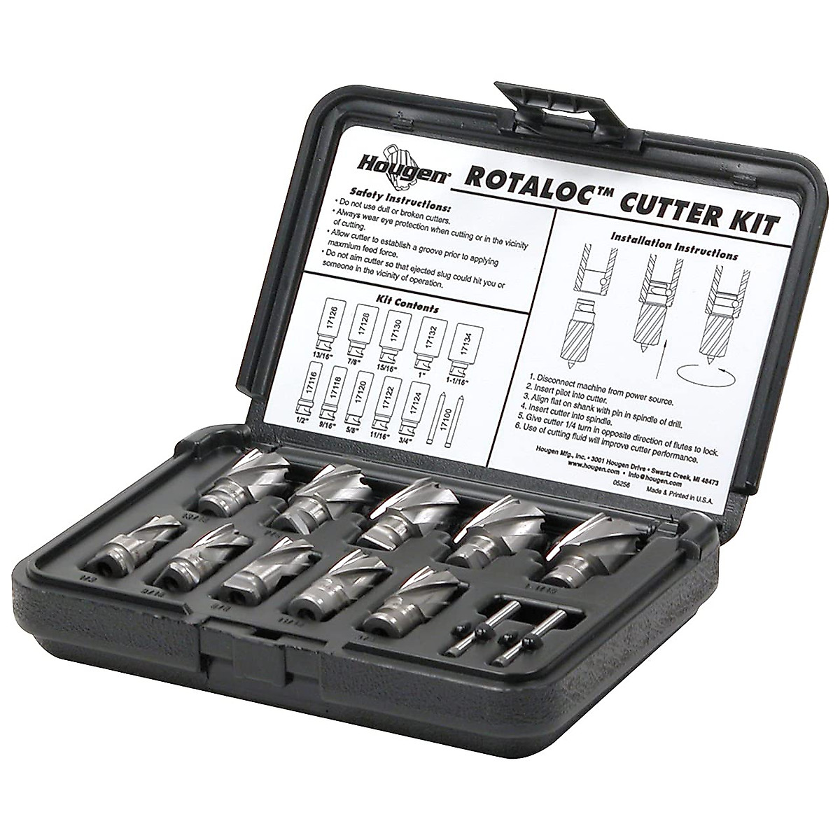 Hougen 17001 RotaLoc™ Annular Cutter Kit - Fractional