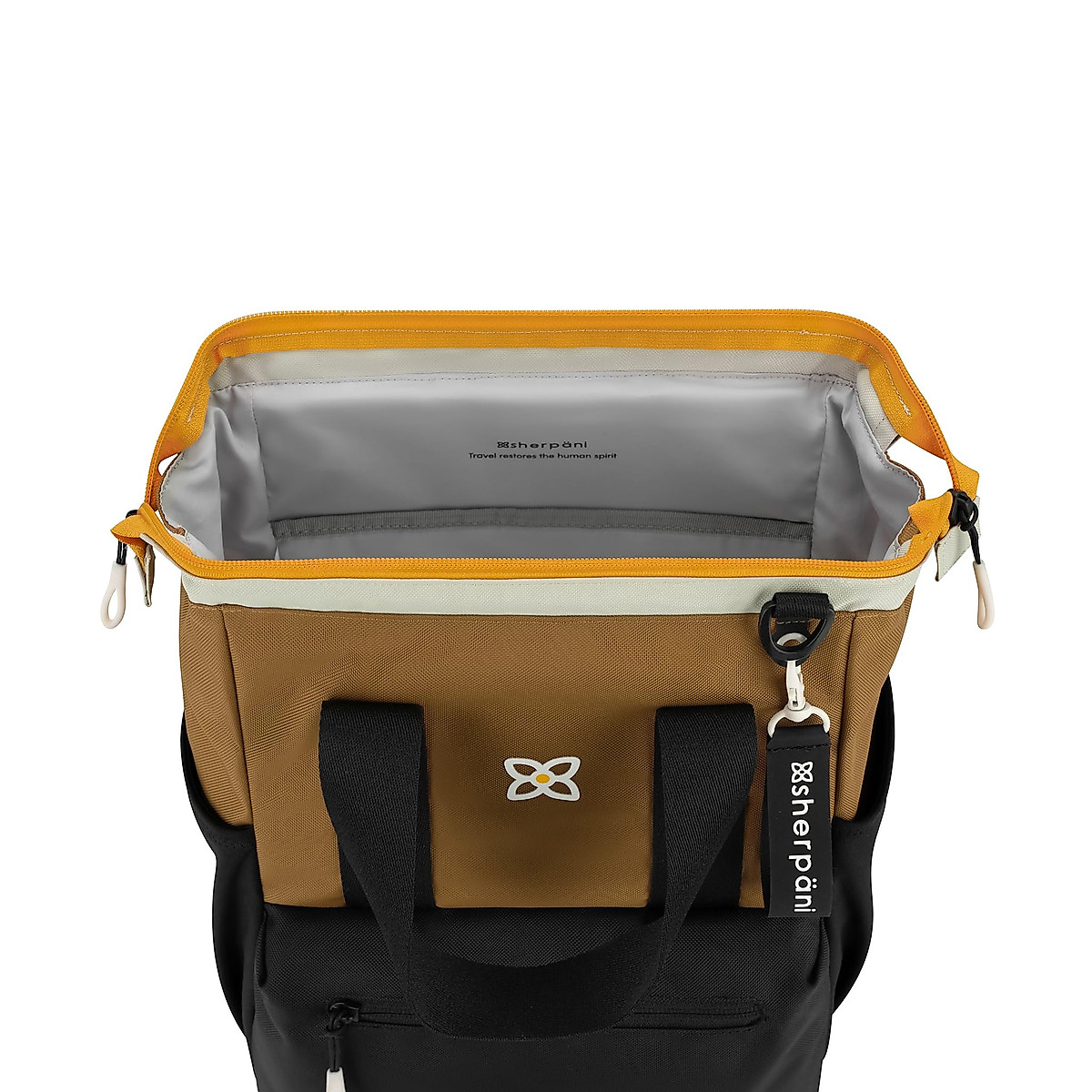 Sherpani Dispatch, Convertible Backpack Tote, Travel Backpack, Backpack for School, Crossbody Bags for Women, Laptop Backpack, Fits 13 Inch Laptop (Rosewood)