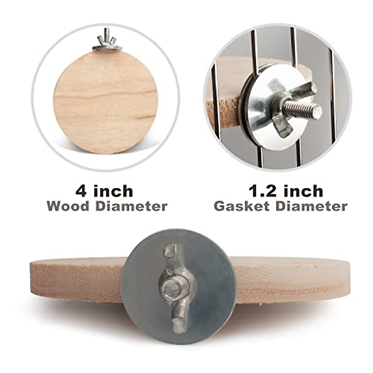 3PCS Bird Perches. Bird Rope Perche Parakeet Standing Chewing Toy Bird Swing. Bird Cage Accessories Suitable for Small Parrot, Budgies, Cockatiels, Mynah, Lovebirds