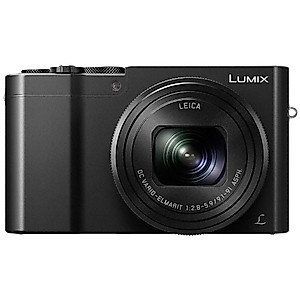 Panasonic LUMIX DMC-ZS100K 20 MP Digital Camera (Black) + 64GB Dual Battery Deluxe Accessory Bundle