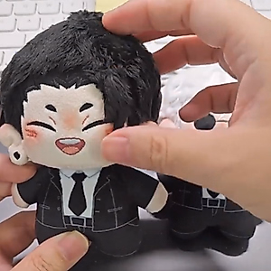 LUNK Anime Geto Suguru Soft Figure Cute Stuffed Figurine Mini Plushie Throw Pillow 4.72inch Sofa Home Decoration Gifts