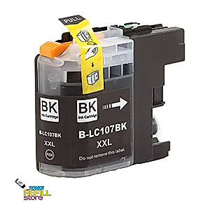 10 Pack - Toner Refill Store Compatible Brother LC107BK LC105C LC105M LC105Y Replacement Ink Cartridges for the Brother: MFC-J4310DW, MFC-J4410DW, MFC-J4510DW, MFC-J4610DW, MFC-J4710DW. Page Yield: 1,200 pages at 5% page coverage per page, per Ink Cartrdi