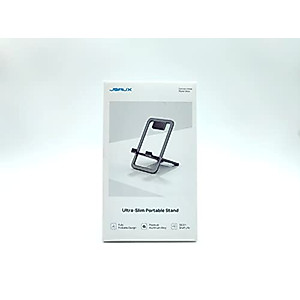 JSAUX Universal Tablet Stand, Portable Foldable Tablet Holder for Desk Compatible with iPad Mini/Air, Samsung Galaxy Tab, Kindle Fire, Steam Deck, Switch, ROG Ally, iPhone and Other Tablets-Gray