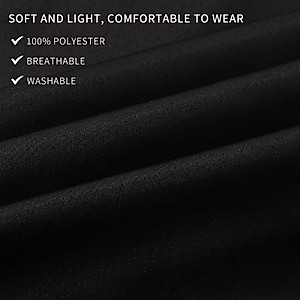 Yhywcy Bib Apron Adjustable Black Apron for Men Women Kitchen Apron Cooking Apron Service Apron Work Apron Nail Styling Apron (6pcs With pockets)