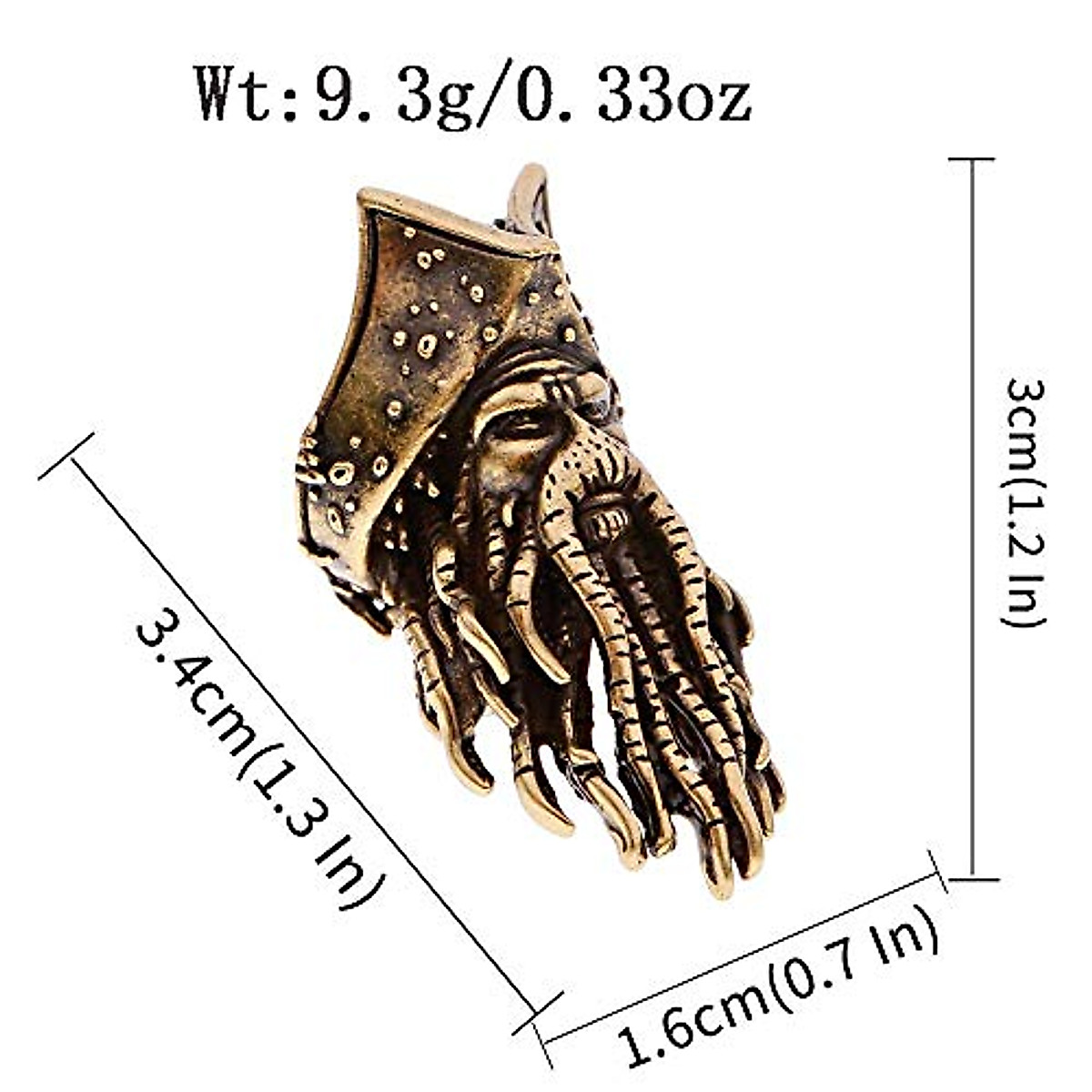 NGOANSK6688 1 Piece/Lot Silver Color Spacer Beads Long Beard Accessories for Bracelets Jewelry (BD632-2)