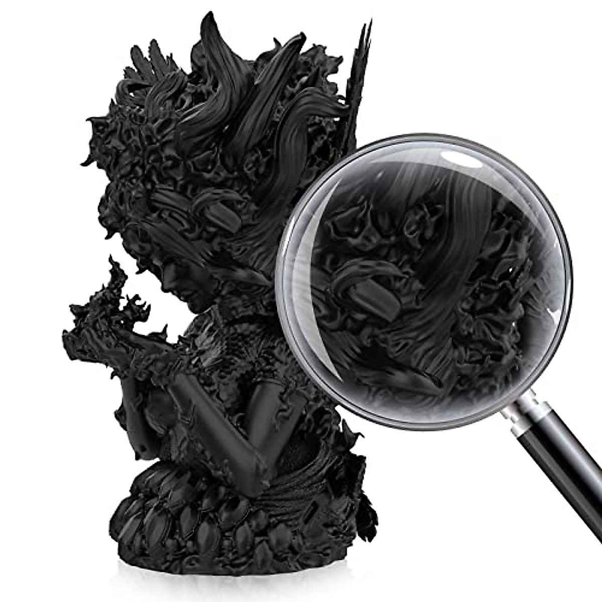 Water Washable 3D Printer Resin - 405nm Water Wash Resin, Low Odor LCD UV Curing 3D Printing Resin – Easy to Clean Photopolymer Resin for SLA 3D Printer (Black, 1KG)