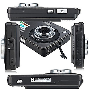 Digital Camera, AbergBest Mini Kids Digital Cameras for Teens with 8X Zoom HD 720P Compact Camera with LCD Screen for Students, Boys, Girls, Kids