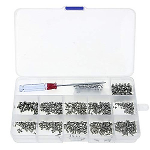 Screw 12 Types Mini Screw DIY Kit Laptop Screws Set Computer DIY Assemble Repair Screw Fastener - (Color: Silver)