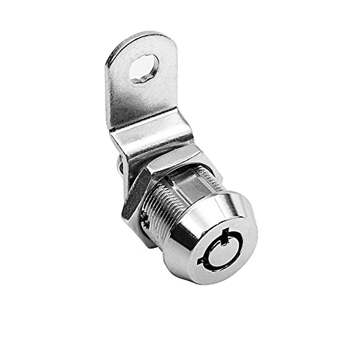 WOOCH Toolbox Lock Tubular Cam Replacement Lock Hook Cam Keyed Alike (5/8 Inch, Chrome Finish, 2 Pack)