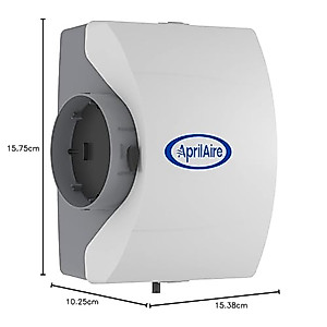 AprilAire 600 Whole-House Humidifier, Automatic High Output Furnace Humidifier, Large Capacity Whole-House Humidifier for Homes up to 5,000 Sq. Ft., White