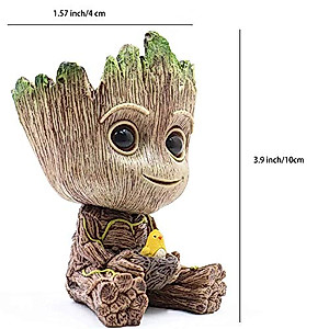 TEEMO Aquarium Groot Air Bubbler Decorations, Air Bubbler Decorations for Fish Tank.