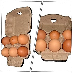 SECFOU Egg Bulk Carton Travel Containers 20pcs Box Egg Carton Pulp Eggs Egg Cartons Egg Carton Trays