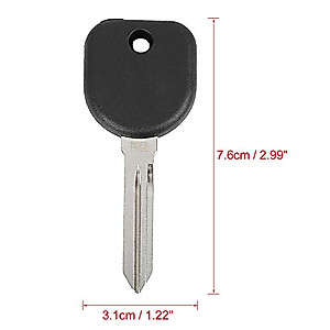 X AUTOHAUX PK3 Chipped Uncut Ignition Key Entry Remote Fob Control B99PT for Chevrolet Uplander 2007-2009