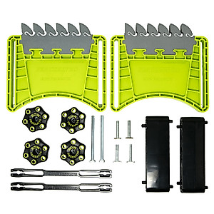 BOW Products FeatherDUO FP3 - Featherboard for Table Saws, Router Tables and Band Saws - Stackable Feather Board with EVA Feathers for Taller Material Feeds - Woodworking Tools and Safety Accessories