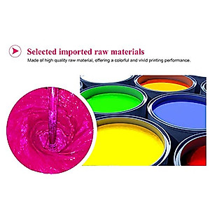 Aomya Ink Refill Kit 100ml for HP 61 60 62 63 564 920 901 902 932 933 934 940 950 951 952 94 95 96 Inkjet Printer Cartridges Refillable Ink Cartridges CIS CISS System 4 Color Set with 4 Syringes