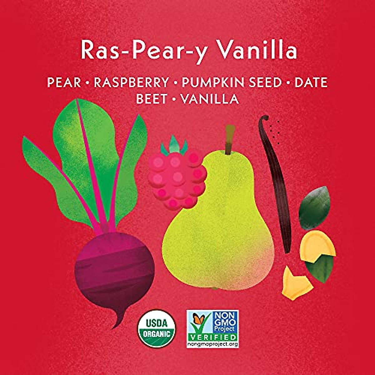 Once Upon a Farm Organic Ras-Pear-y Vanilla Smart Blend, 3.5 Oz