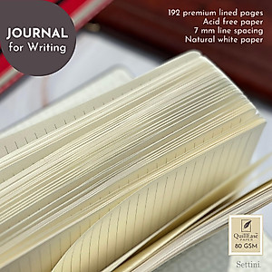 SETTINI Journals for Writing - Gift for Women and Men - Hardcover Notebook - Cute Journal - Lined Journal - Writing Journal -Faux Leather, Elastic Closure, Bookmark, Inner Pocket. Lay Flat (Black Bee)