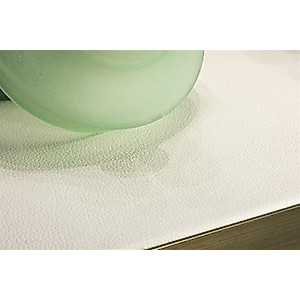 Displays2go Locking Display Table w/Rear Drawer, Stainless Steel Frame, LED Lights - Bronze (FSCSTLF7)