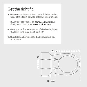 Brondell Swash Bidet Toilet Seat, Non-Electric, Dual Temperature, Fits Round Toilets, White – Dual Nozzle System – with Easy Installation