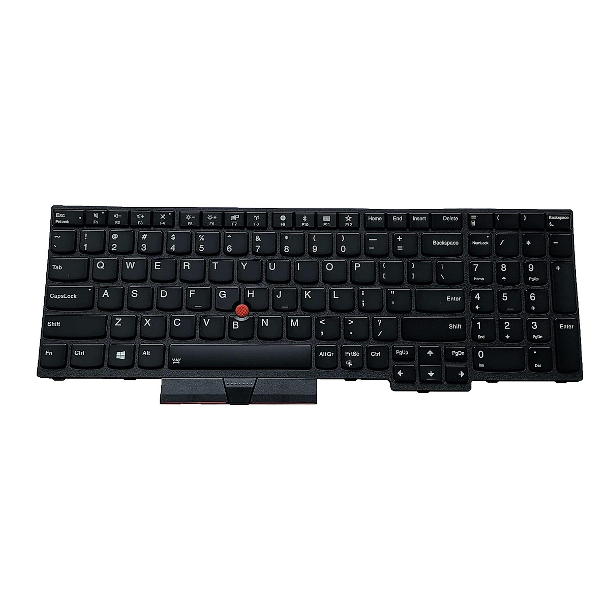 Tiugochr Laptop Replacement US Layout with Backlight with Pointing Keyboard for Lenovo ThinkPad E580 E585 E590 E595 T580 T590 L580 L590 P52 P72 P53 P53S P73 01YP640 01N729 01YP560 PK131672B00 01YP680