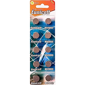 Eunicell 20 Batteries Blister Pack AG13, G13, SR44, LR44, A76, V13GA, PX76A, 357