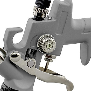 NuMax SPS08 Pneumatic 0.8mm Tip Mini HVLP Gravity Feed Spray Gun with 125cc Plastic Cup