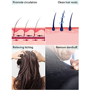 HEETA Hair Scalp Massager and Anti Cellulite Massager, Scalp Scrubber for Hair Growth, Silicone Cellulite Remover for Exfoliator, Skin and Hair Care brush for Women, Men, and Kids (Pink & Green)