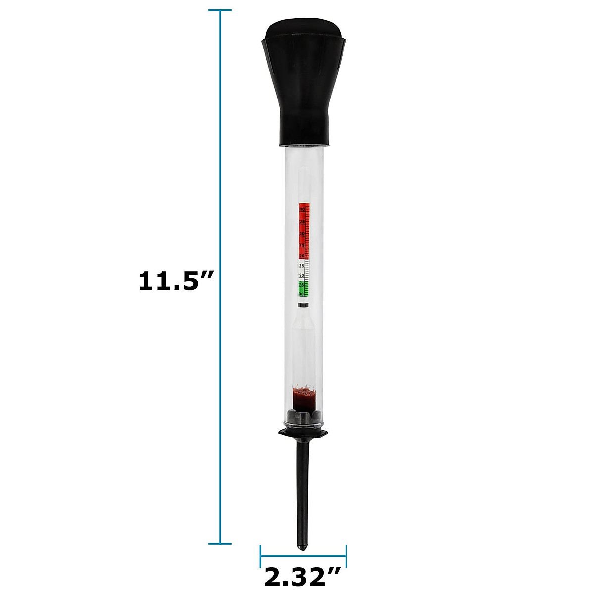 Mighty Max Battery Battery Hydrometer - Acid Tester, Electrolyte Density Checker